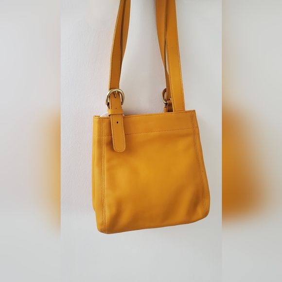 Coach | Bags | Coach Leather Shoulder Bag Small Size Color Mustard Like ...